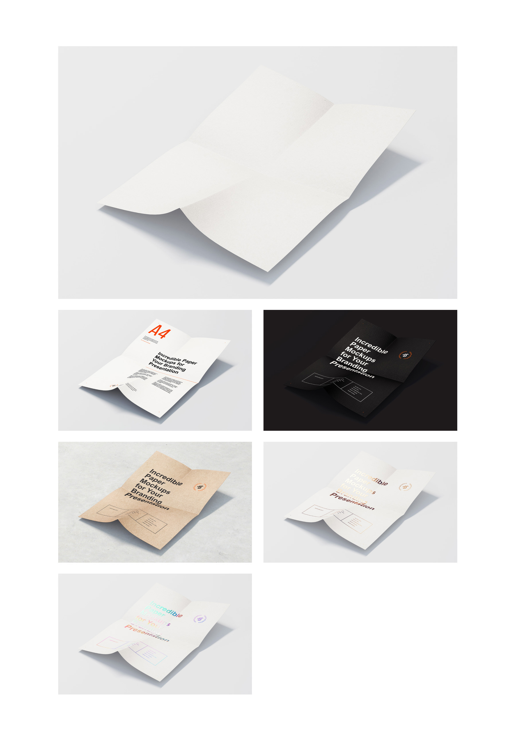 Paper Branding Mockups Bundle