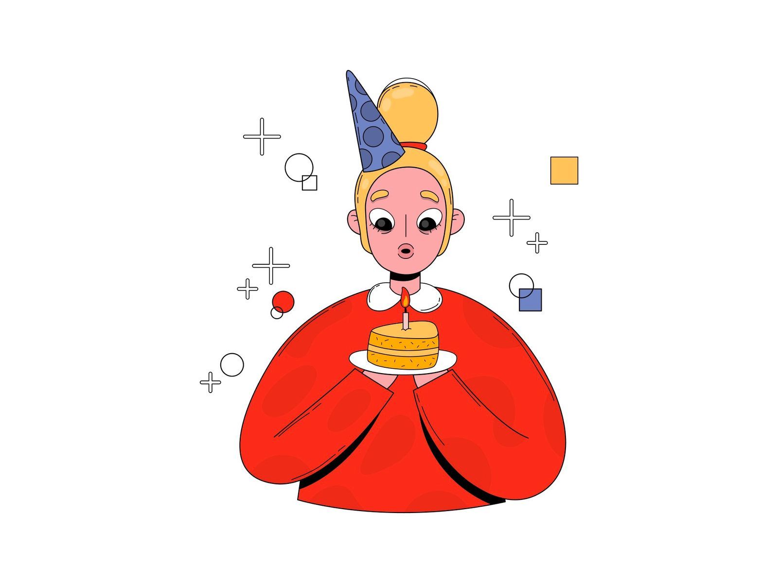 Birthday | Figma, Sketch, Illustrator, Affinity, XD, SVG, PNG