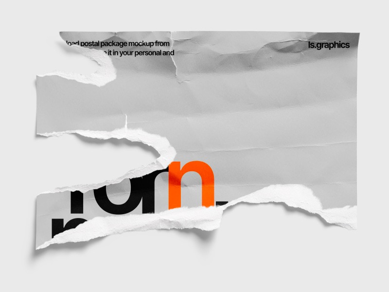 Download Torn Paper Mockups | Premium Mockups Collection | ls.graphics