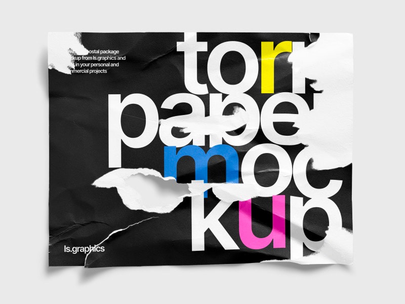 Torn Paper Mockups