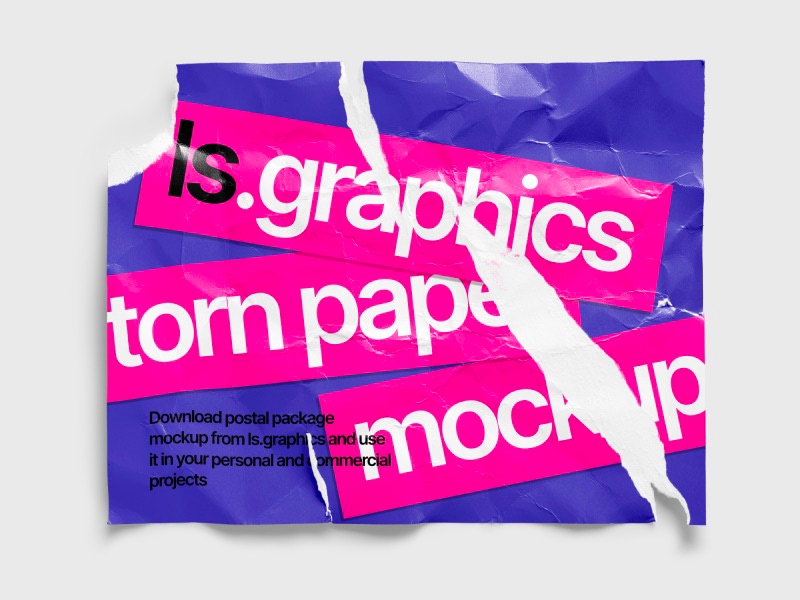 Download Torn Paper Mockups | Premium Mockups Collection | ls.graphics