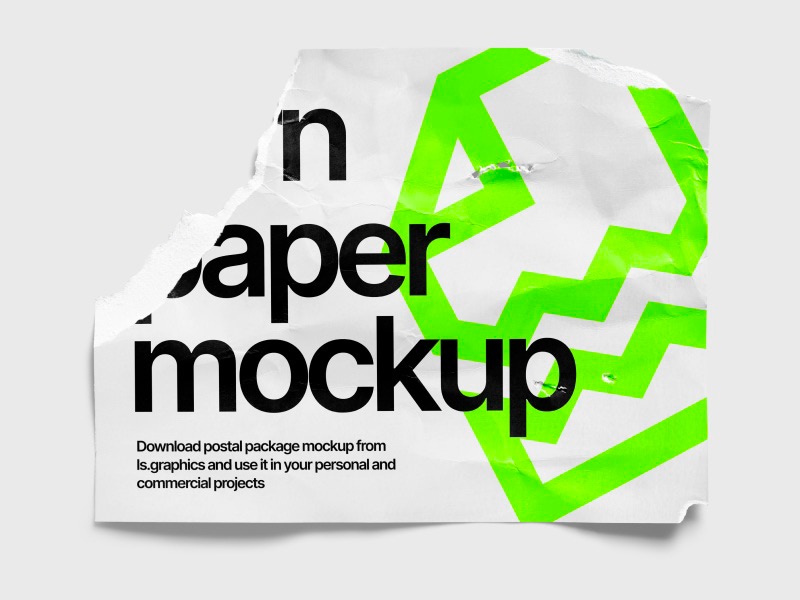 Download Torn Paper Mockups | Premium Mockups Collection | ls.graphics