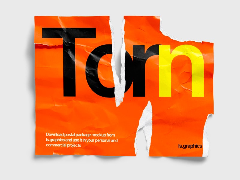 Download Torn Paper Mockups | Premium Mockups Collection | ls.graphics