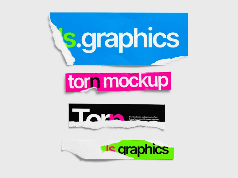 Torn Paper Mockups