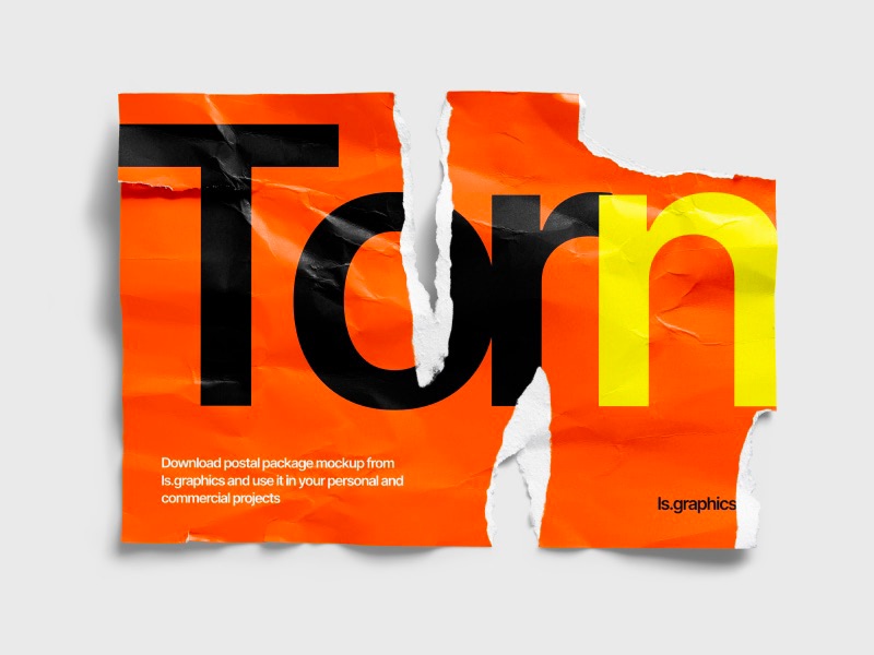 Download Torn Paper Mockups | Premium Mockups Collection | ls.graphics
