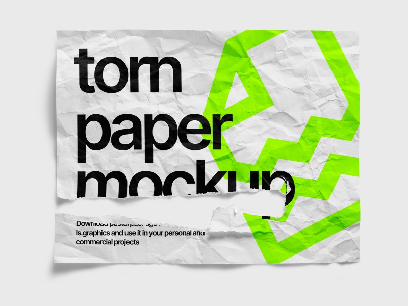 Torn Paper Mockups