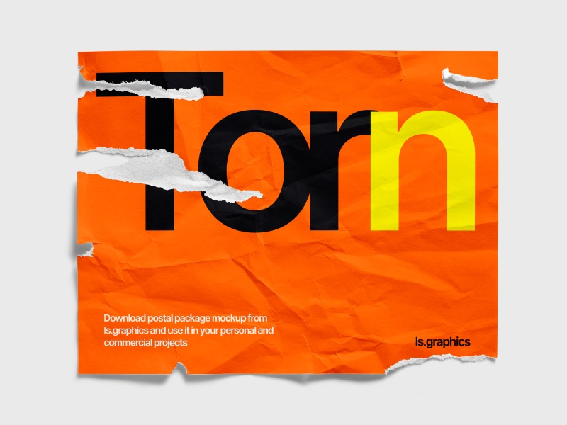 Download Torn Paper Mockups | Premium Mockups Collection | ls.graphics