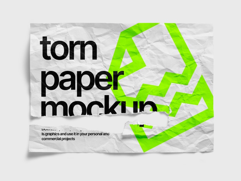 Download Torn Paper Mockups | Premium Mockups Collection | ls.graphics