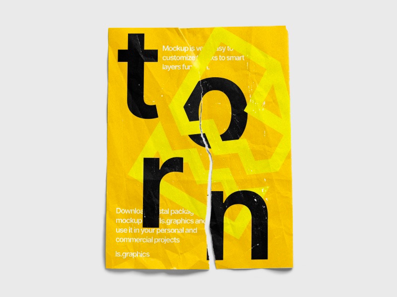 Download Torn Paper Mockups | Premium Mockups Collection | ls.graphics