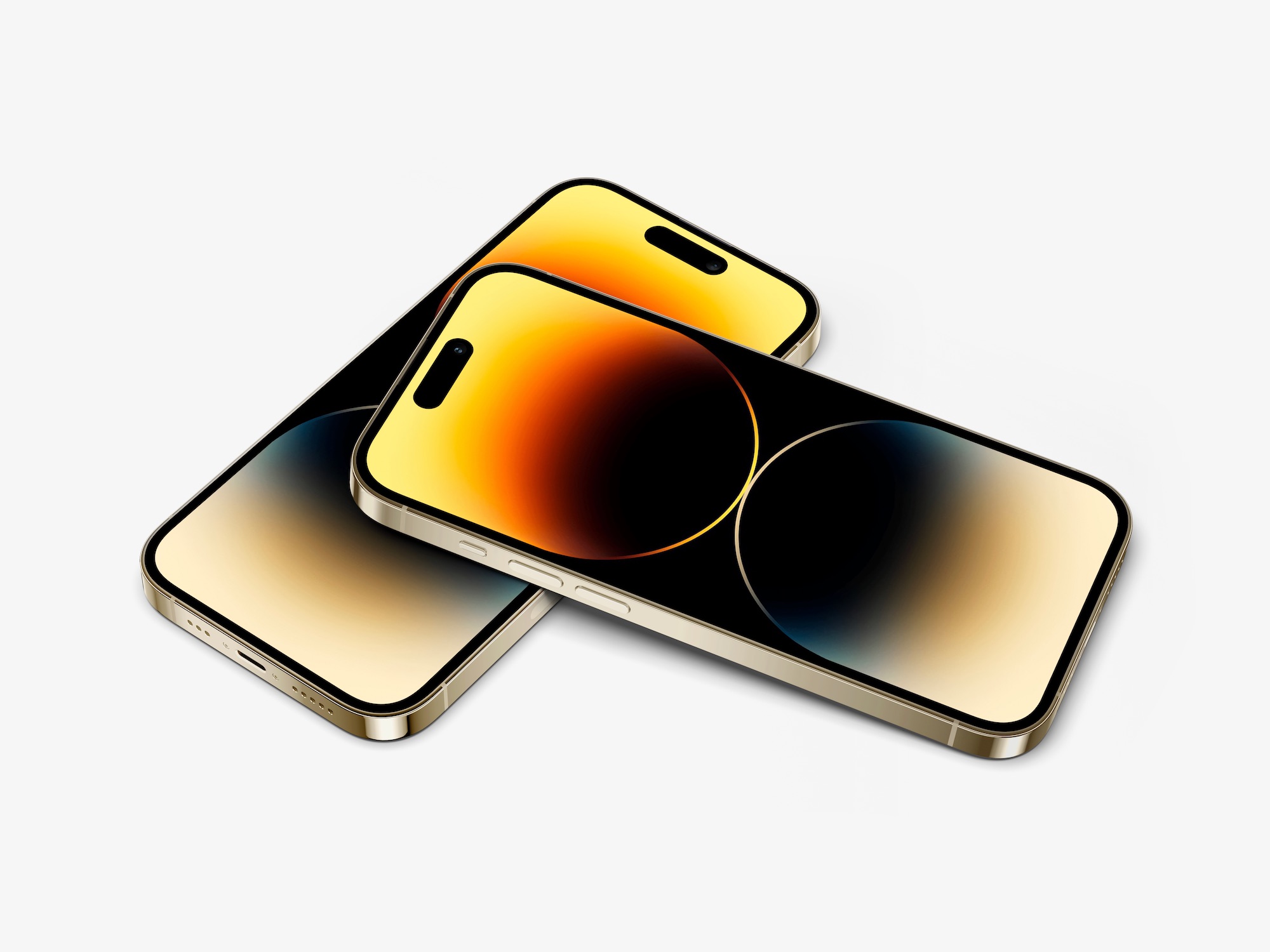 iPhone 14 Pro Realistic Mockup, Scene 01 | For Photoshop, Sketch, Figma
