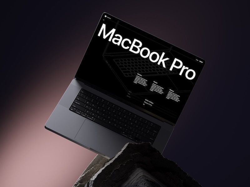 Download B-Mockups: MacBook 16 Pro | Premium Mockups Collection | ls ...