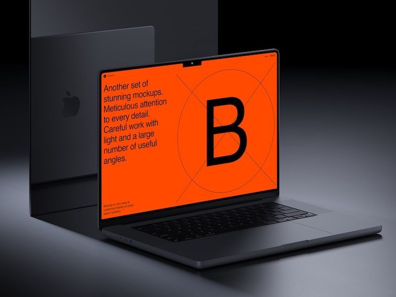 Download B-Mockups: MacBook 16 Pro | Premium Mockups Collection | ls ...
