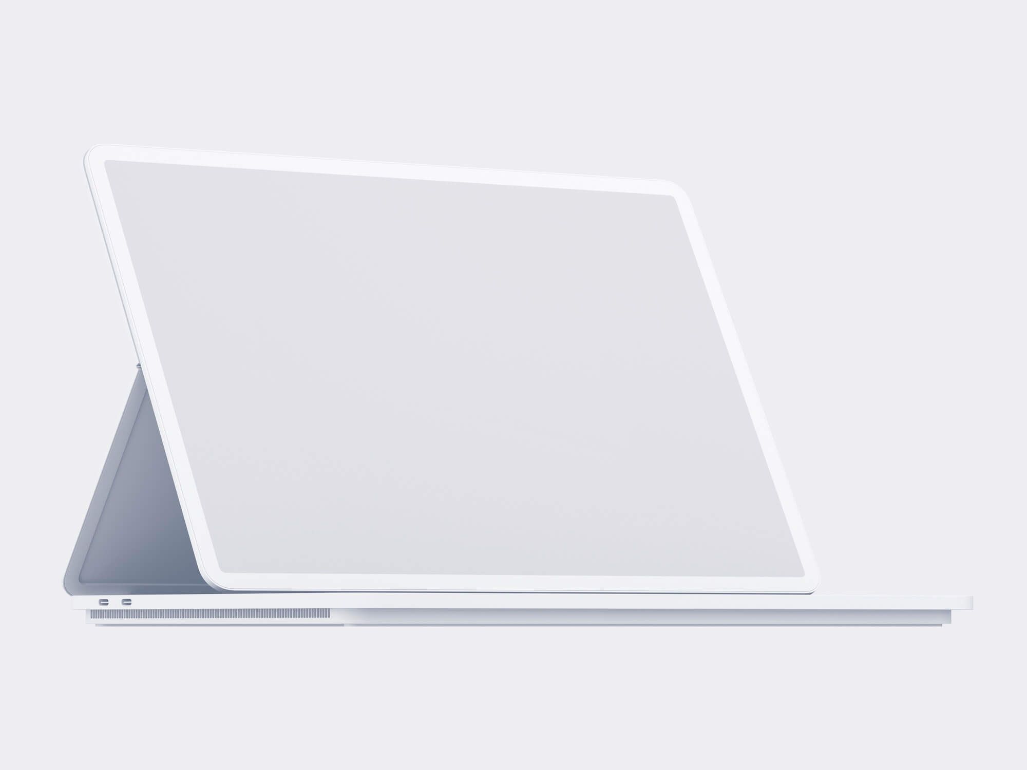 Surface Laptop Studio Clay Mockups: Scene 09 | For Photoshop, Sketch, Figma