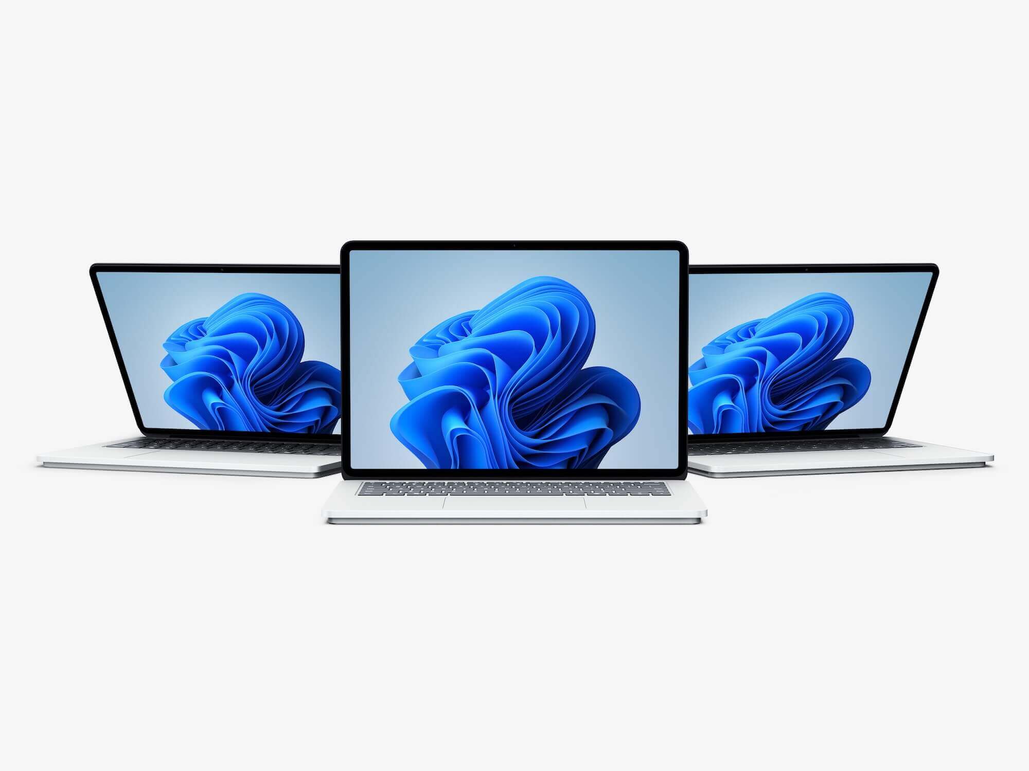 Surface Laptop Studio Realistic Mockups: Scene 08 | For Photoshop, Sketch, Figma