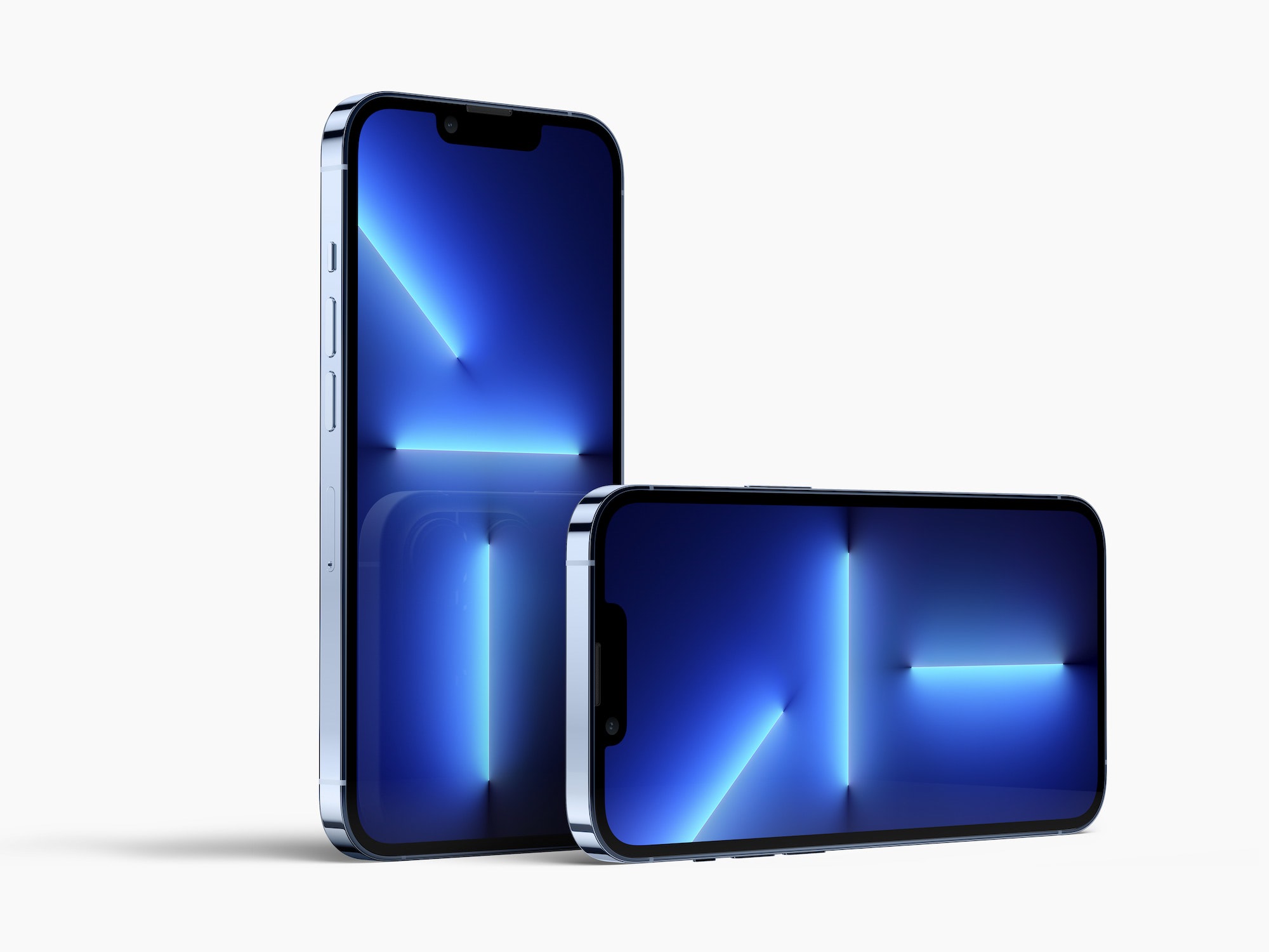 iPhone 13 Pro Realistic Mockups: Scene 15 | Photoshop, Sketch, Figma