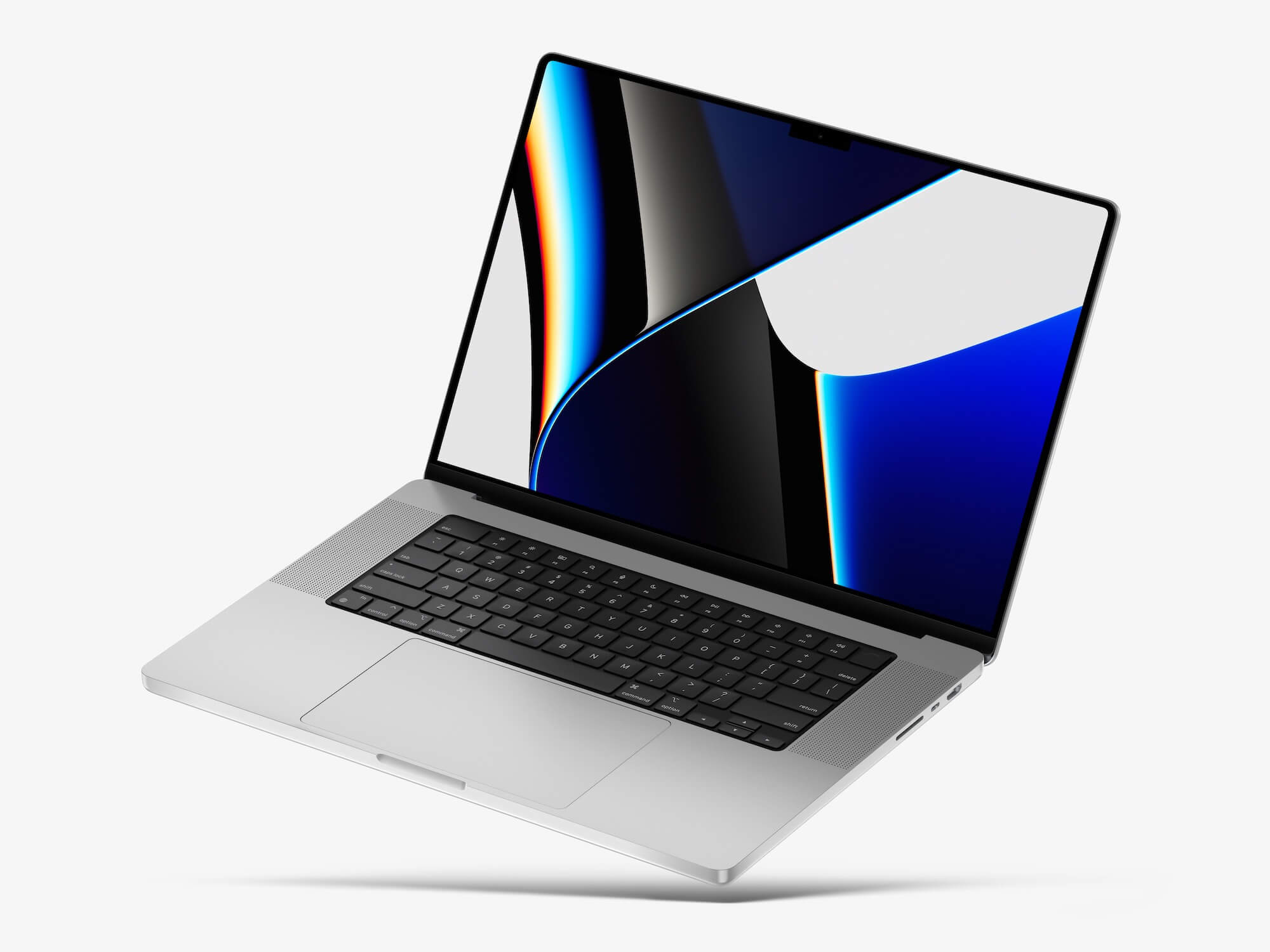 MacBook Pro 16 inch Realistic Mockups, Scene 01 | Photoshop, Figma, Sketch