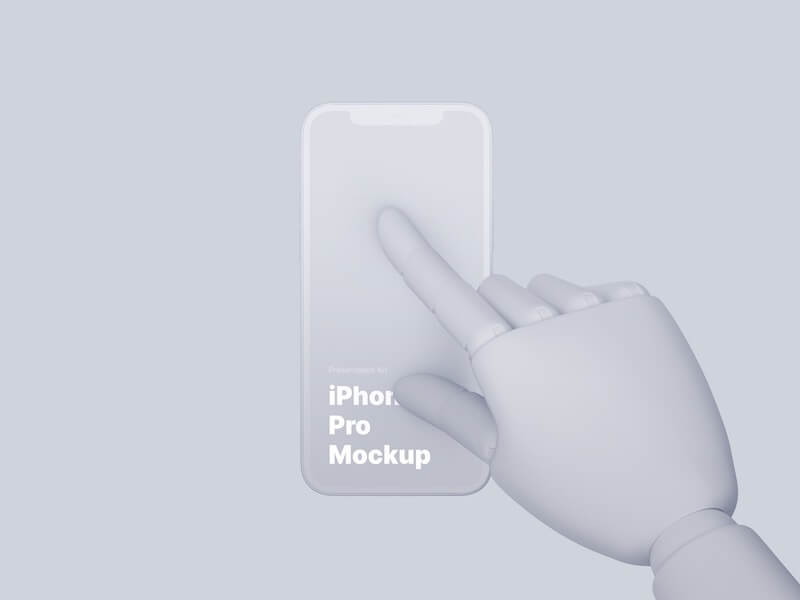 Wooden Hands iPhone 12 Pro Clay Mockups, Scene 09 | Figma, Sketch ...