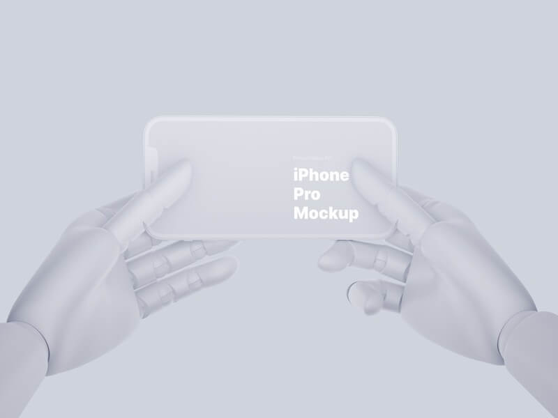 Wooden Hands iPhone 12 Pro Clay Mockups, Scene 07 | Figma, Sketch ...