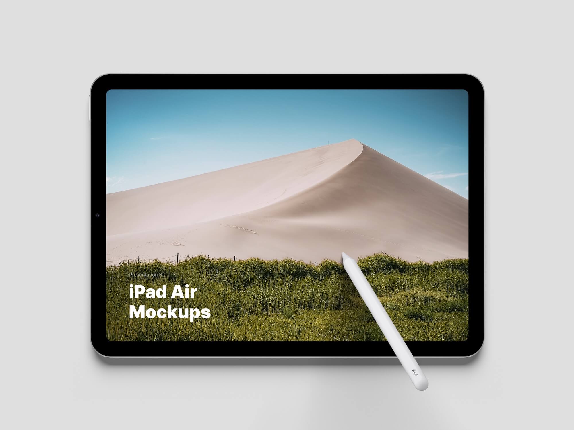 iPad Air (2020) Realistic Mockups, Scene 11 | Figma, Sketch, Photoshop