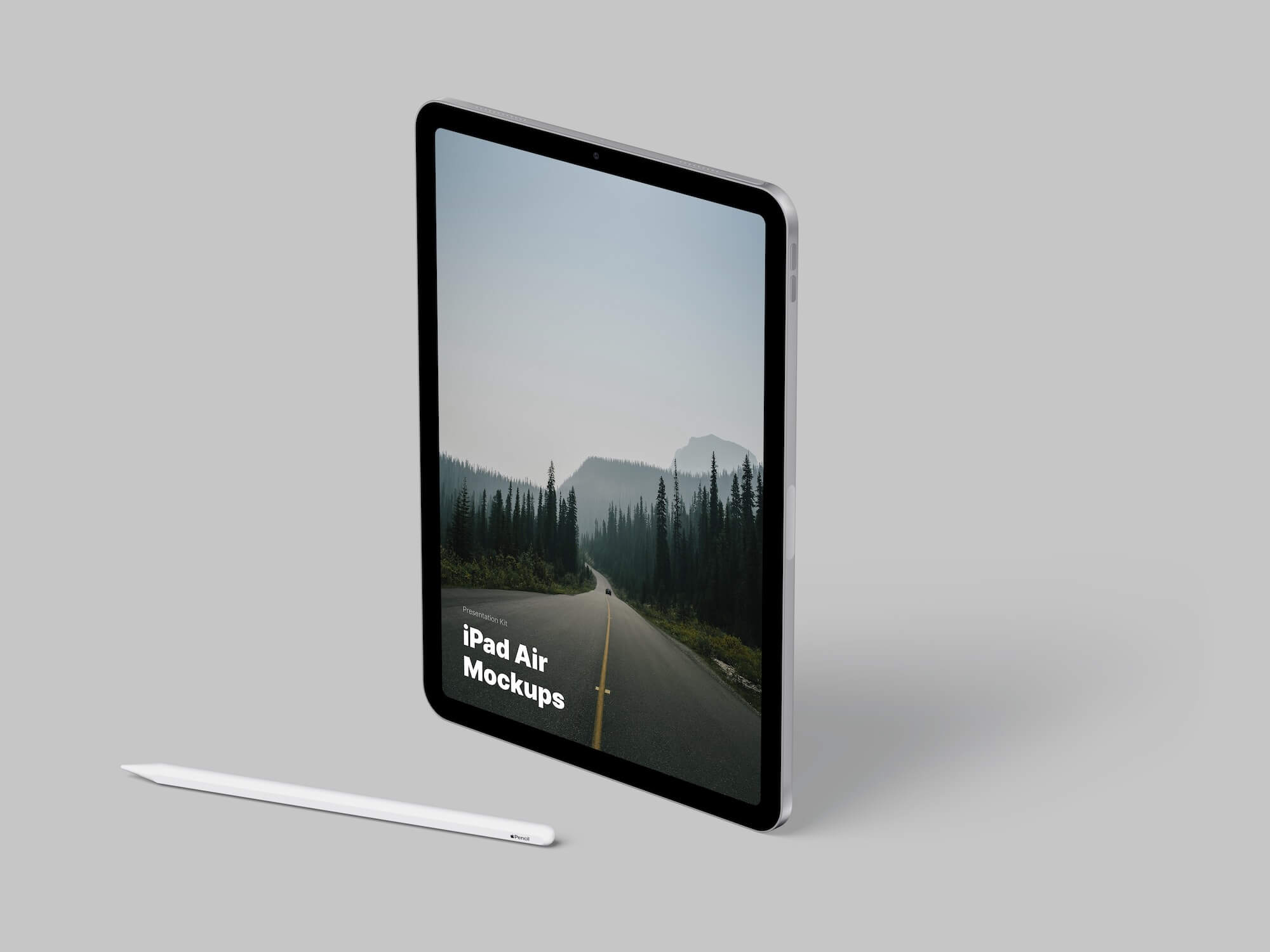 iPad Air (2020) Realistic Mockups, Scene 04 | Figma, Sketch, Photoshop