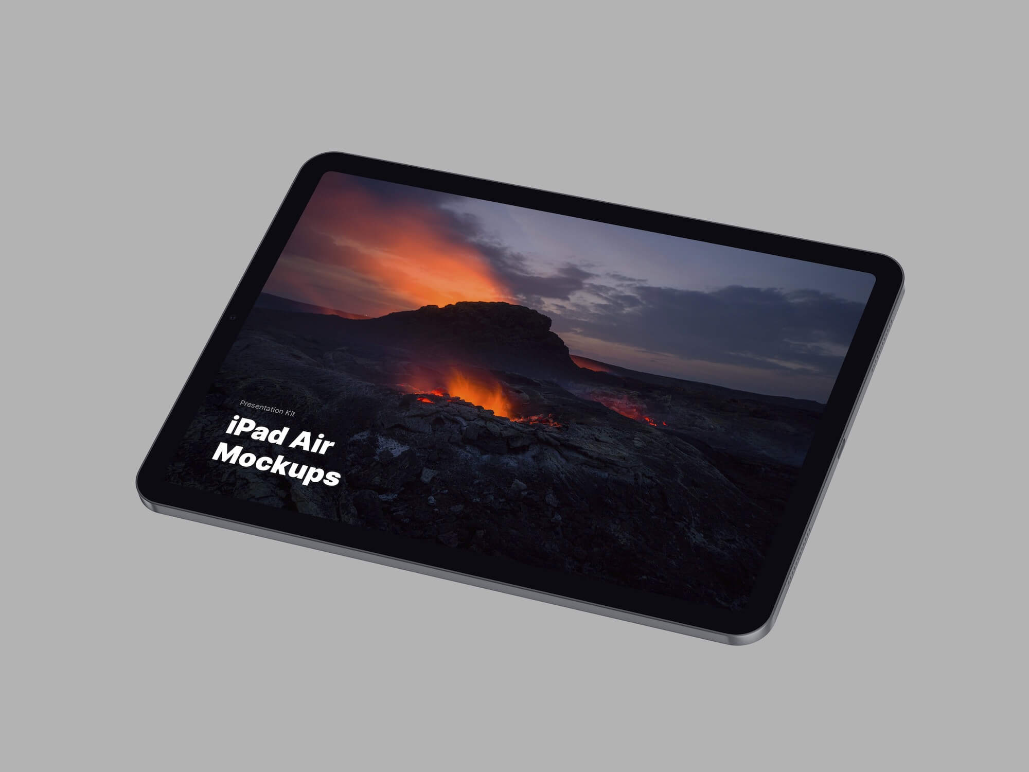 iPad Air (2020) Realistic Mockups, Scene 12 | Figma, Sketch, Photoshop