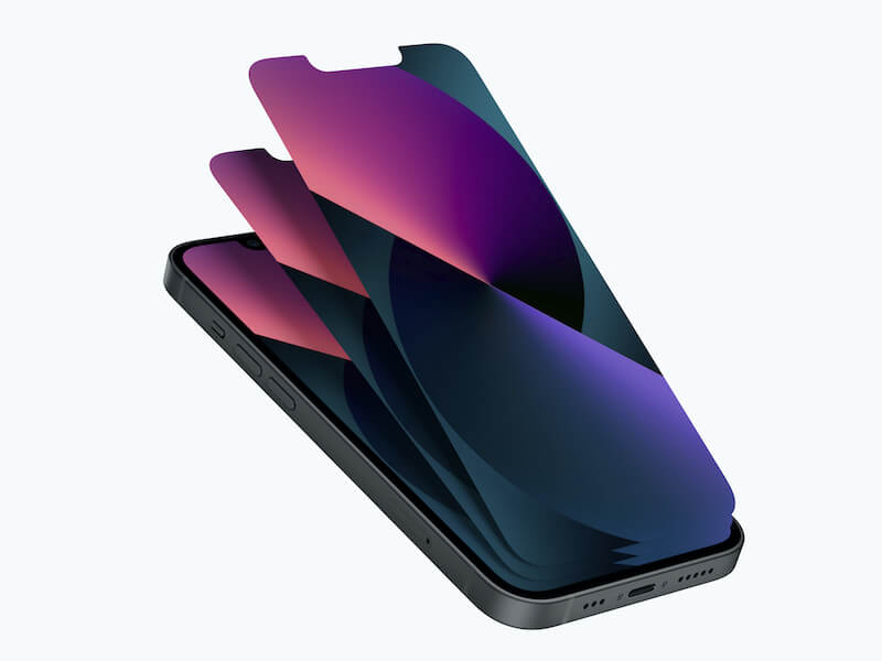iPhone 13 Realistic Mockups, Scene 09 | Photoshop, Figma, Sketch