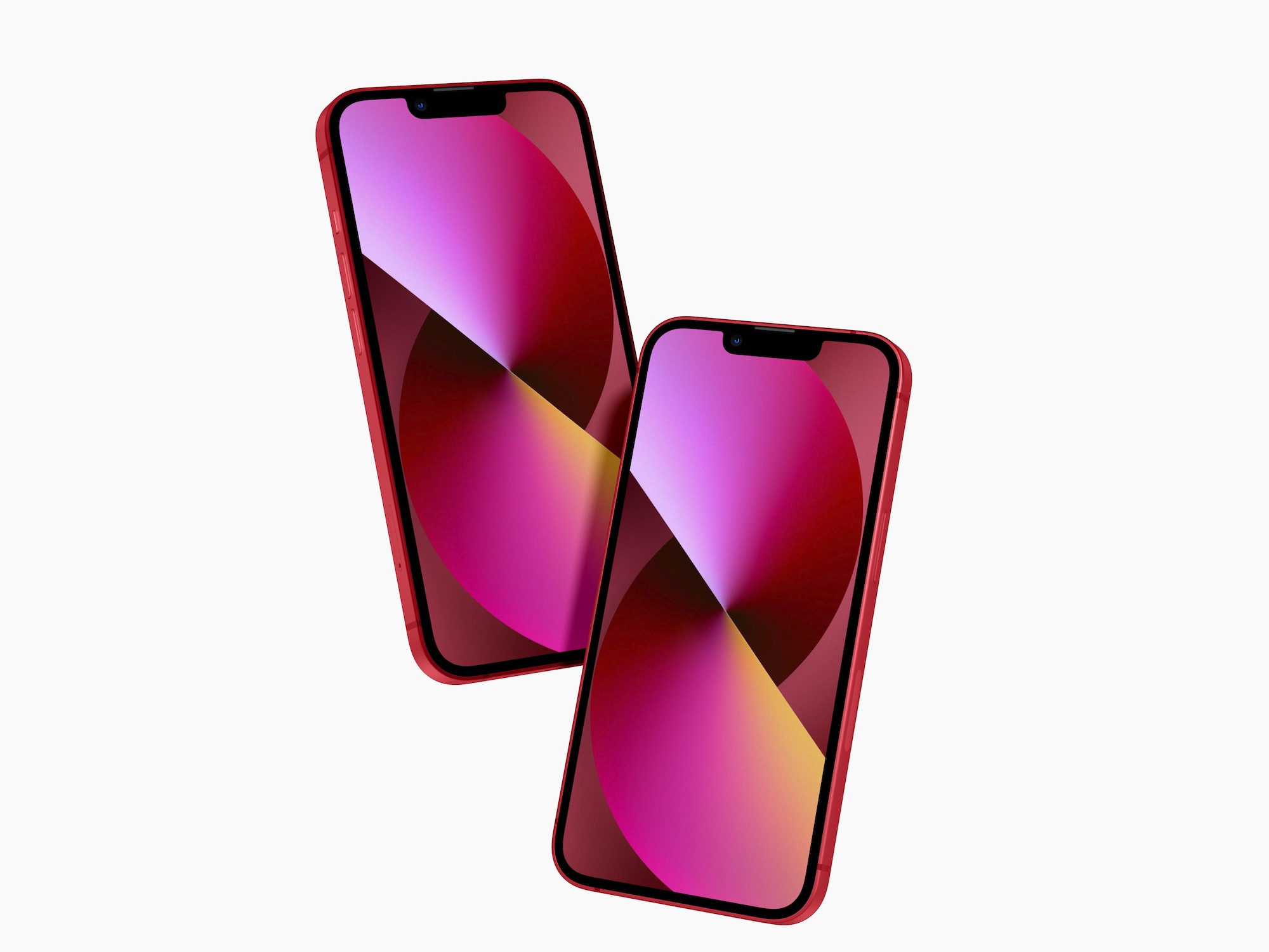 iPhone 13 Realistic Mockups, Scene 02 | Photoshop, Figma, Sketch