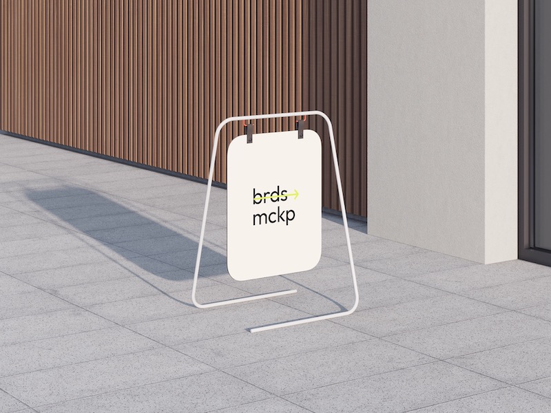 Board Mockup, Isolated, Scene 16 | Photoshop