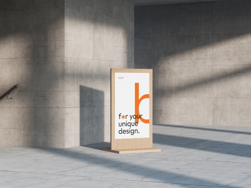 Board Mockup, Environment, Scene 13 | Photoshop