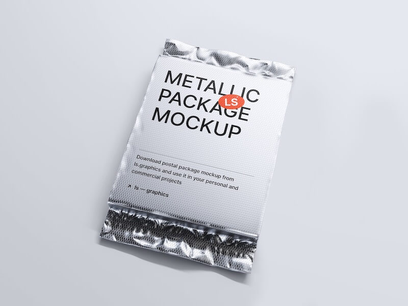 Metallic Packages Mockups