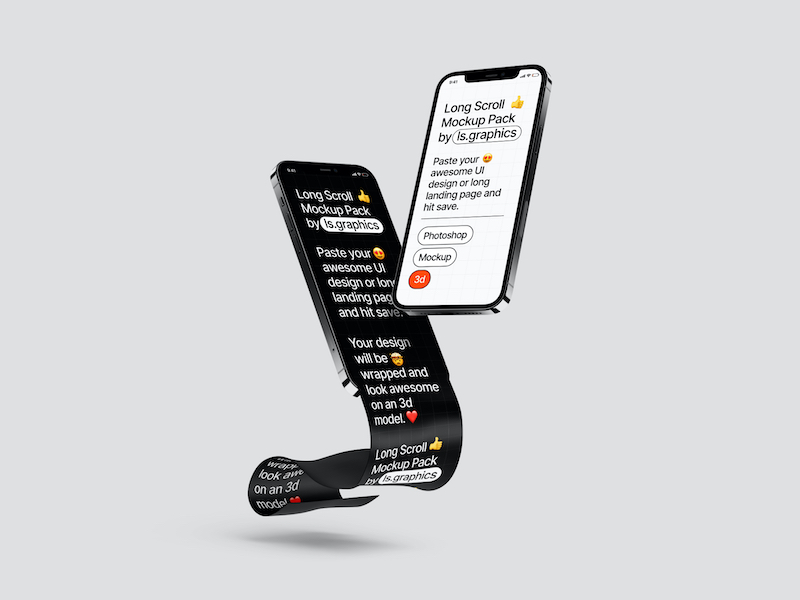 Long Scroll Mockups, Scene 10