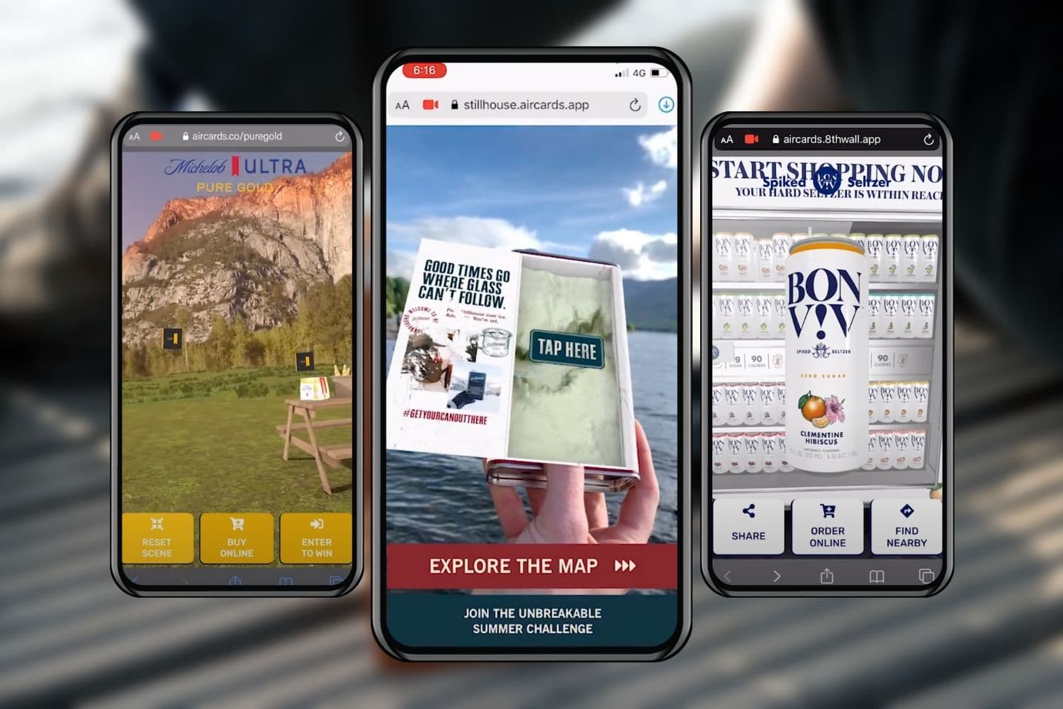 8 Coolest Web AR Examples for Food & Beverage - Aircards