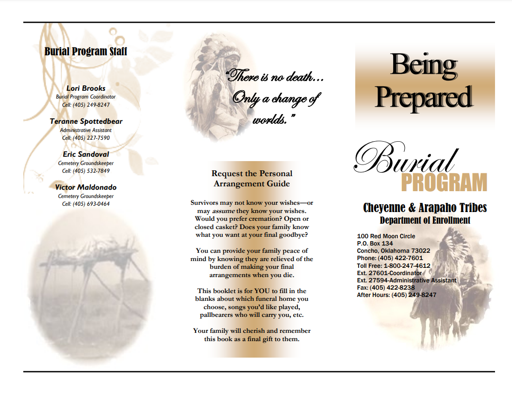 Burial Program | Cheyenne and Arapaho Tribes