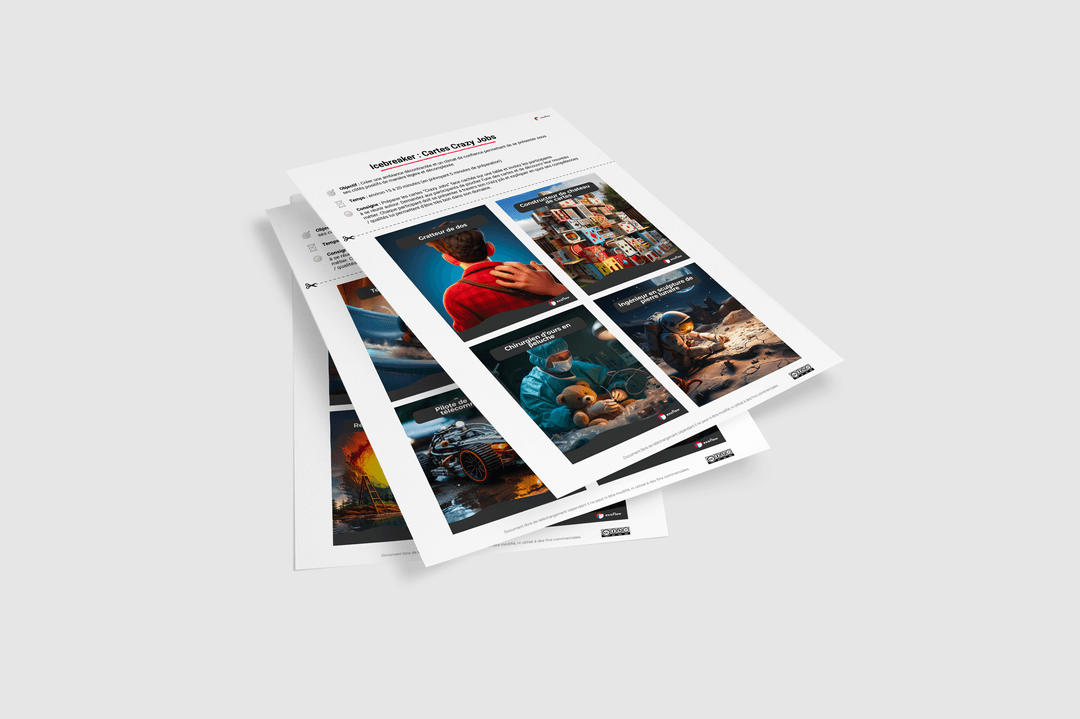 Cartes crazy jobs icebreaker