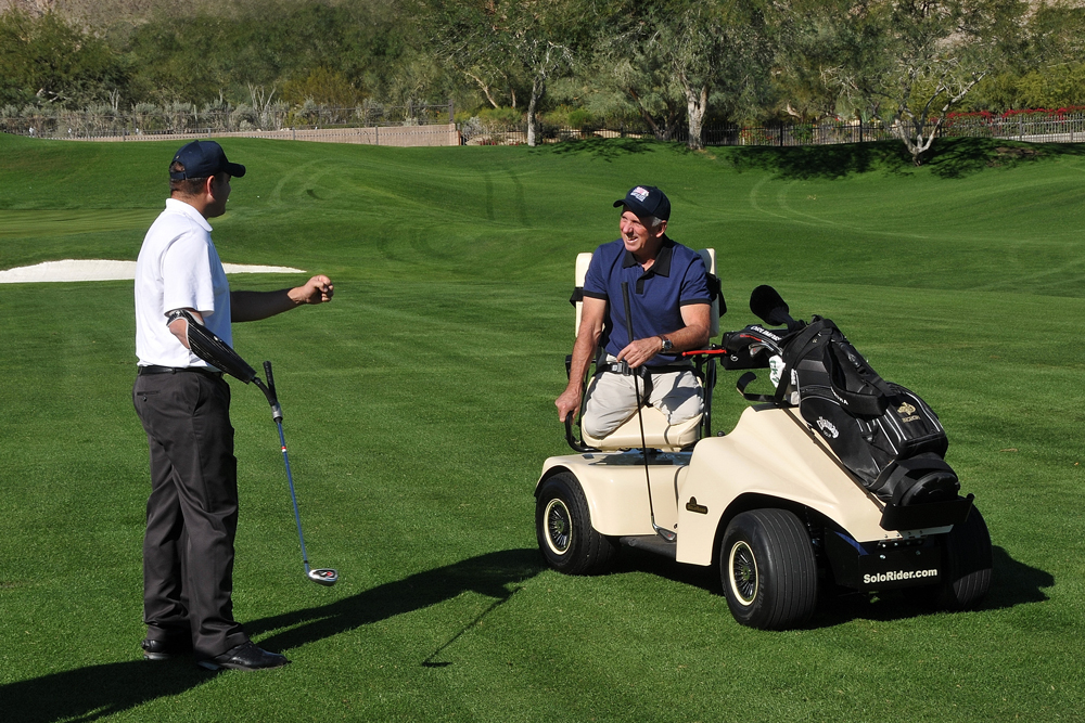 JTMF Foundation | SoloRider Golf Carts For Veterans With Limited Mobility