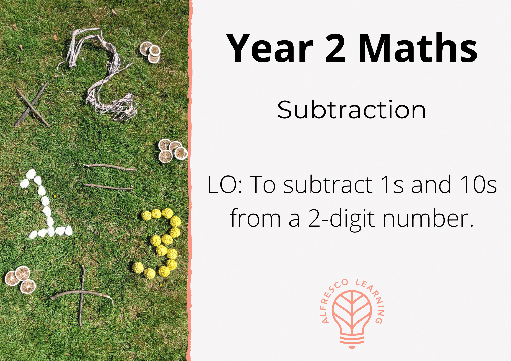 Taking Year 2 - Subtraction Outdoors
