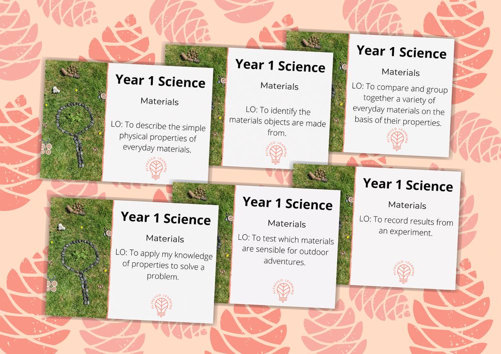 Taking Year 1 - Materials Outdoors