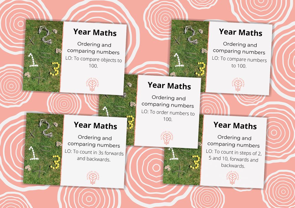 Taking Year 2 - Ordering and comparing numbers Outdoors