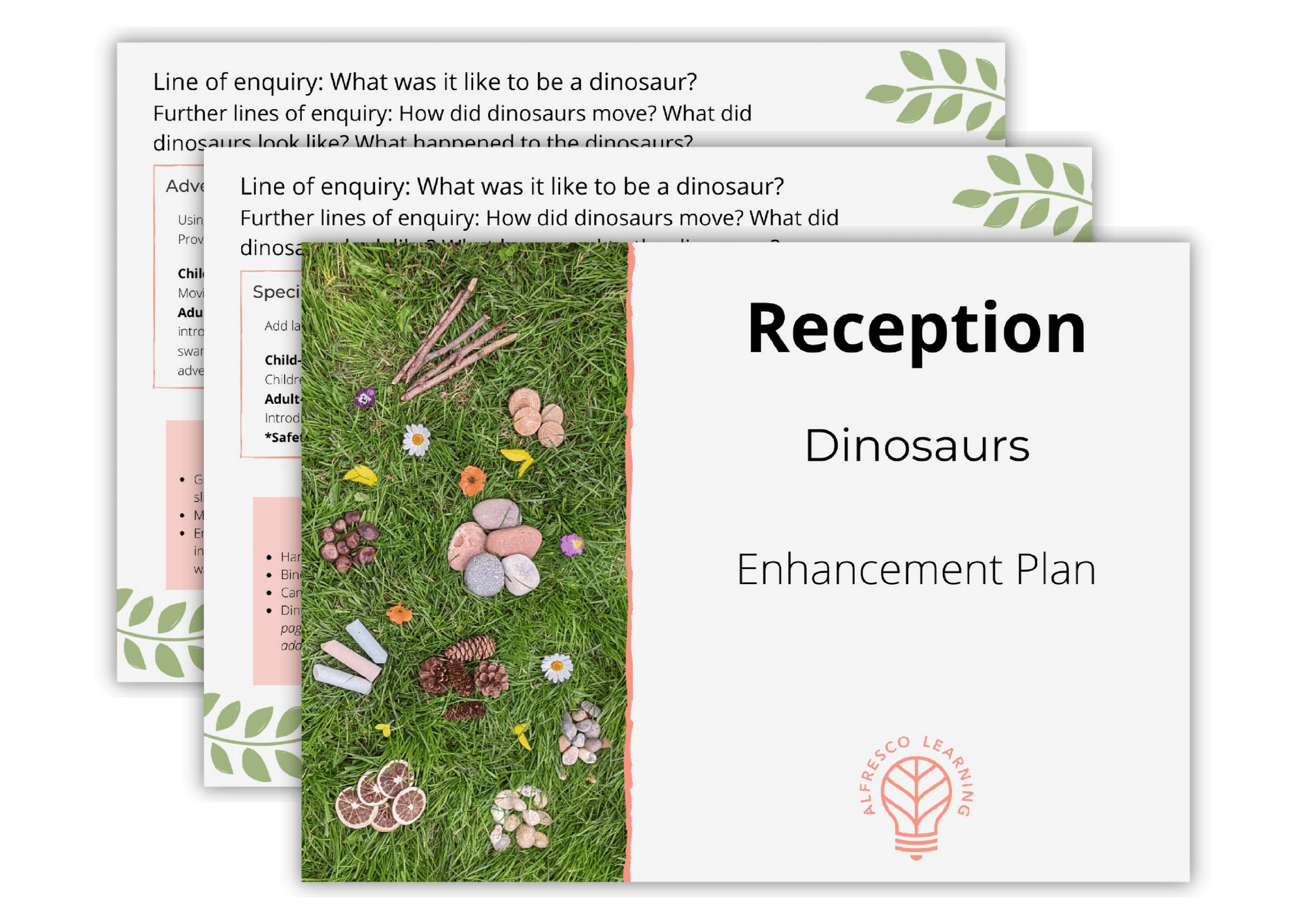Taking Reception - Dinosaurs Outdoors