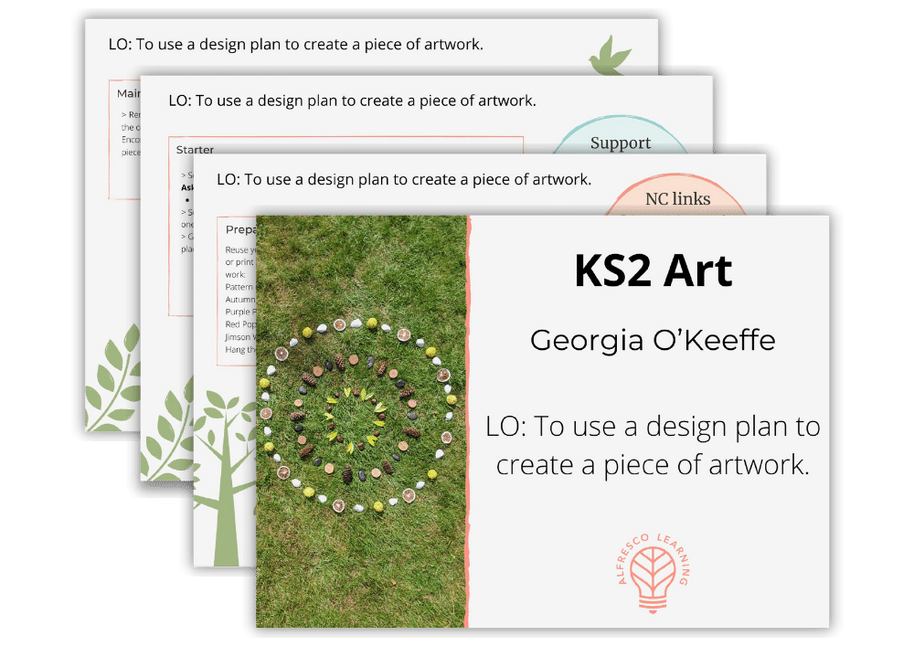 Taking KS2 - Georgia O'Keeffe Outdoors