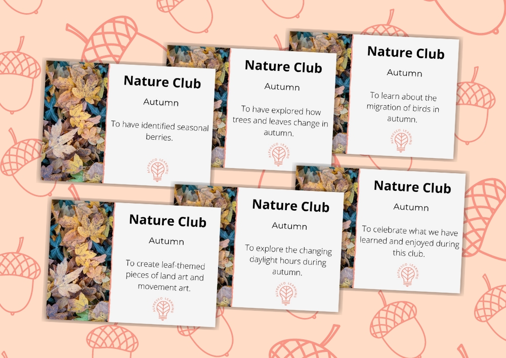 Taking Autumn Nature Club Outdoors