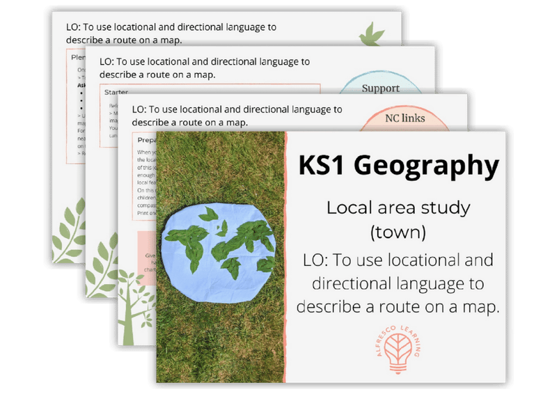 Taking KS1 - Local Area Study Outdoors