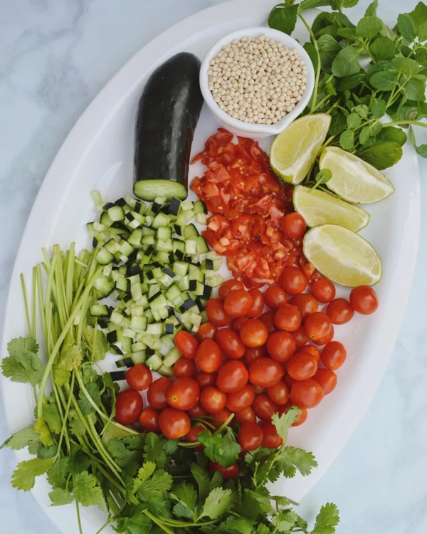 Easy Vegan Israeli Salad | Fueled Naturally