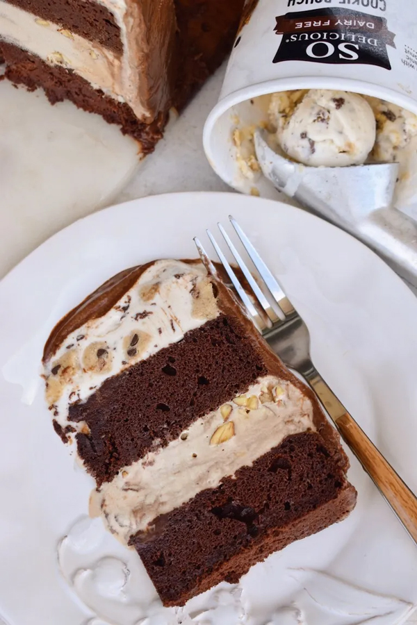Vegan Ice Cream Cake | Fueled Naturally