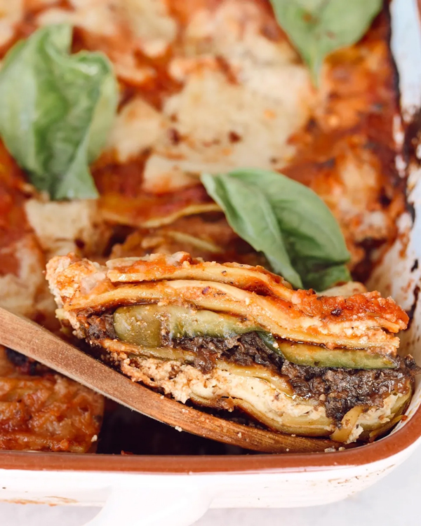 Vegan Ricotta Lasagna | Fueled Naturally