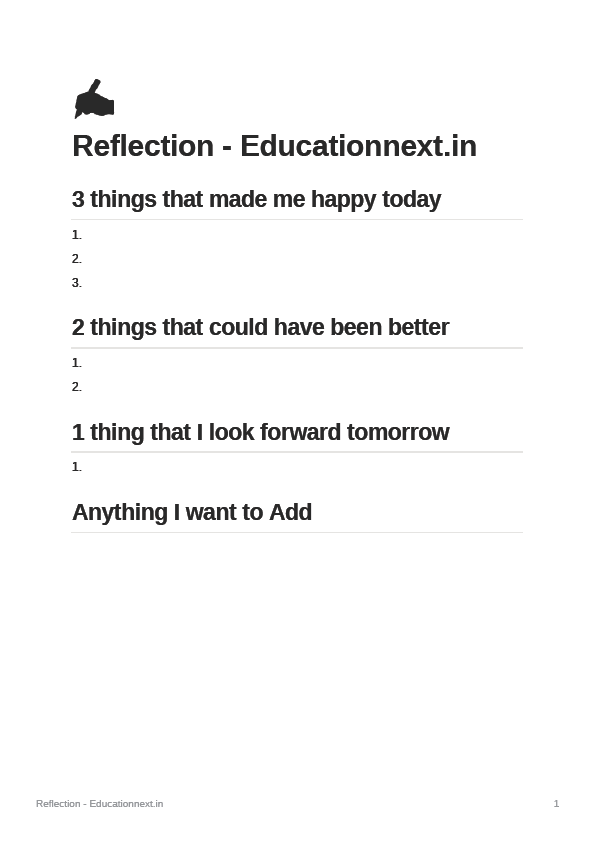 Benefits Of Writing Reflection Of The Day With Kids