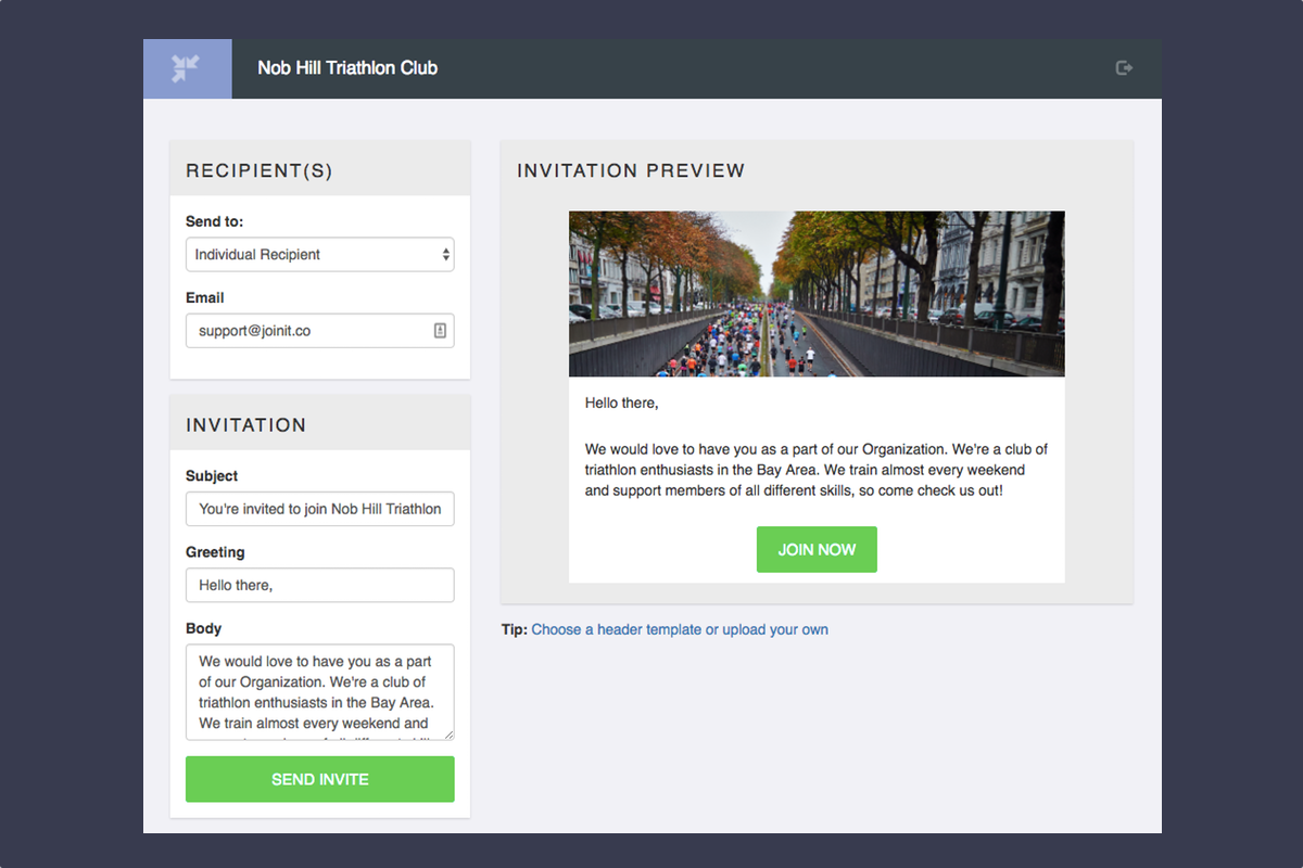 How to Send Direct Invites to Prospective Members
