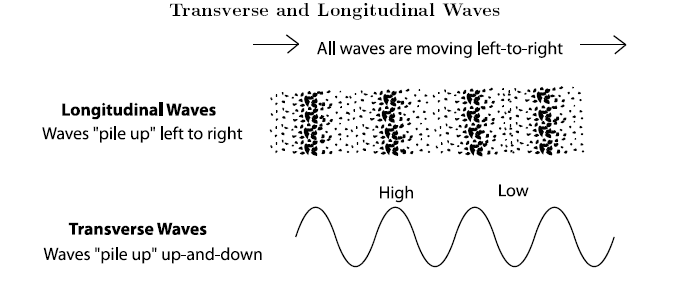 Longitudinal Wave And Transverse Wave Difference