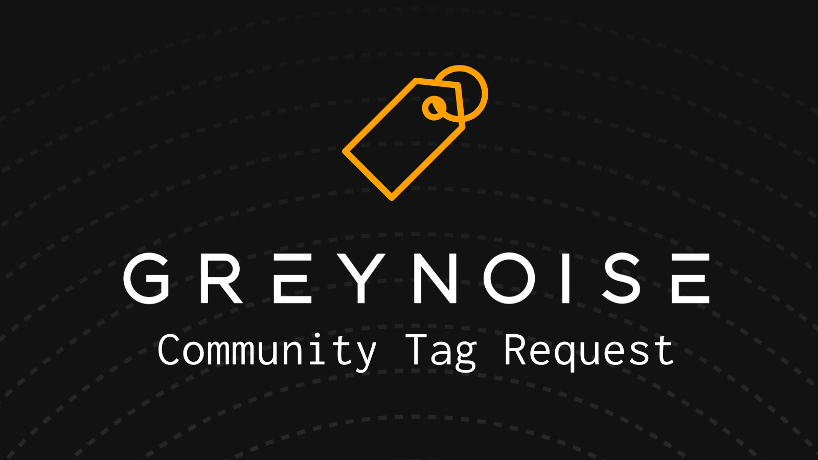 Community Tag Request