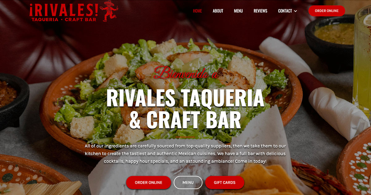 Menu | Rivales Taqueria & Craft Bar | West Palm Beach 33401